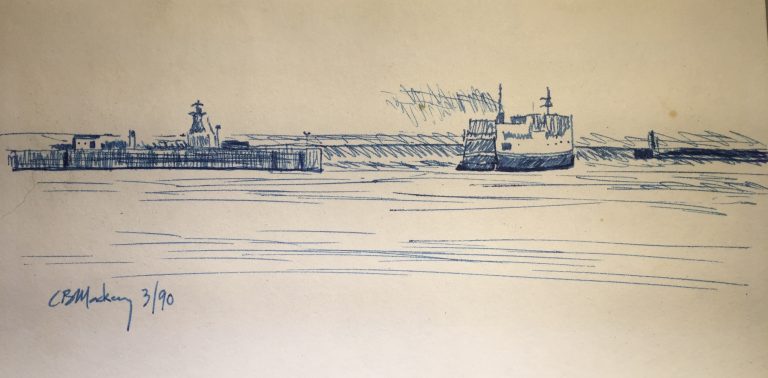 MV John Hamilton Gray departs Cape Tormentine – Christopher Mackay